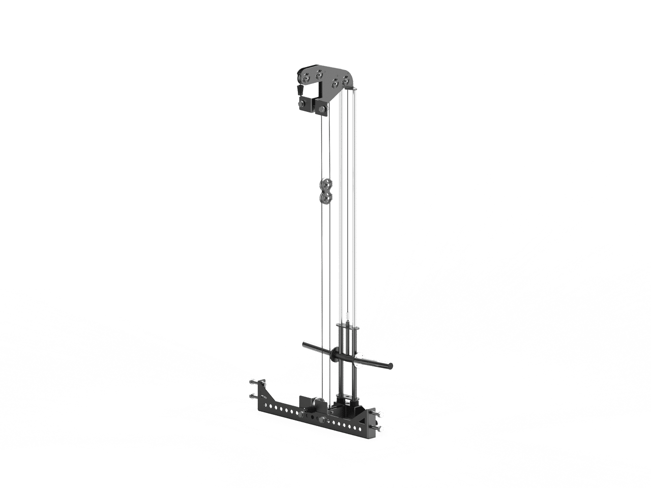 YHSD-7P39 High and low pull trainer with bell piece - yhfitness